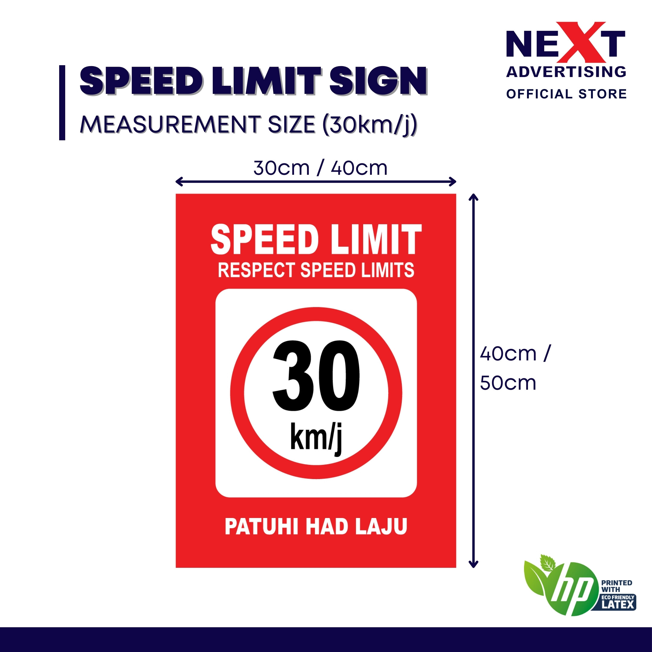 Max Speed Limit Sign | Sticker on Board | Lazada