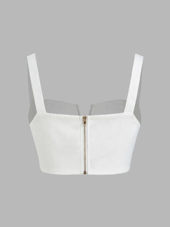 Cider Solid V-Wire Tank Top - Cider - ThaiPick