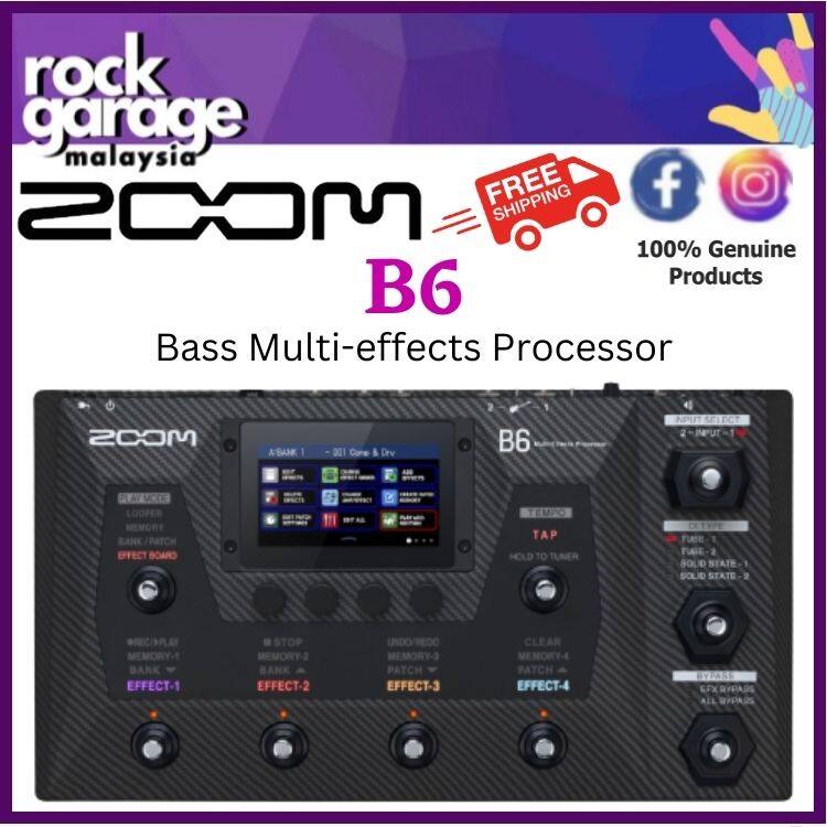 Zoom B6 Bass Multi-Effects Processor | Lazada
