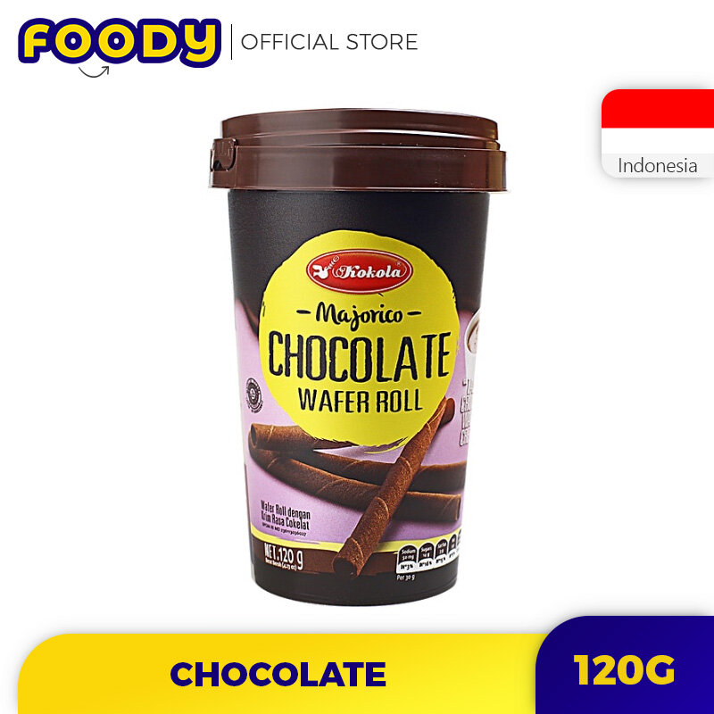 Indonesia Kokola Majorico Wafer Roll - Chocolate / White Chocolate ...