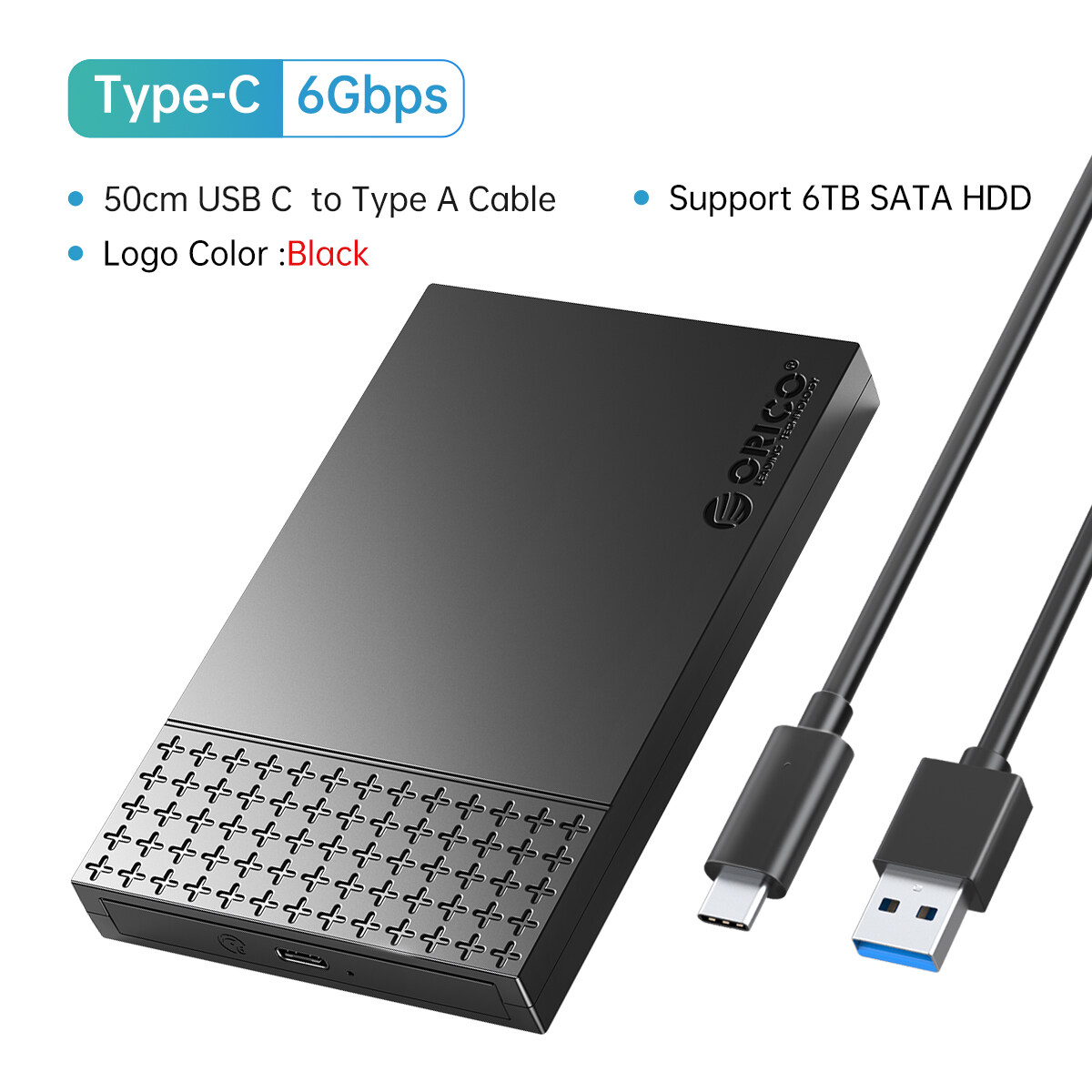ORICO HDD Type-C USB3.1 To SATA3.0 2.5 "USB 3.1 Gen1 SSD HDD Enclosure ...