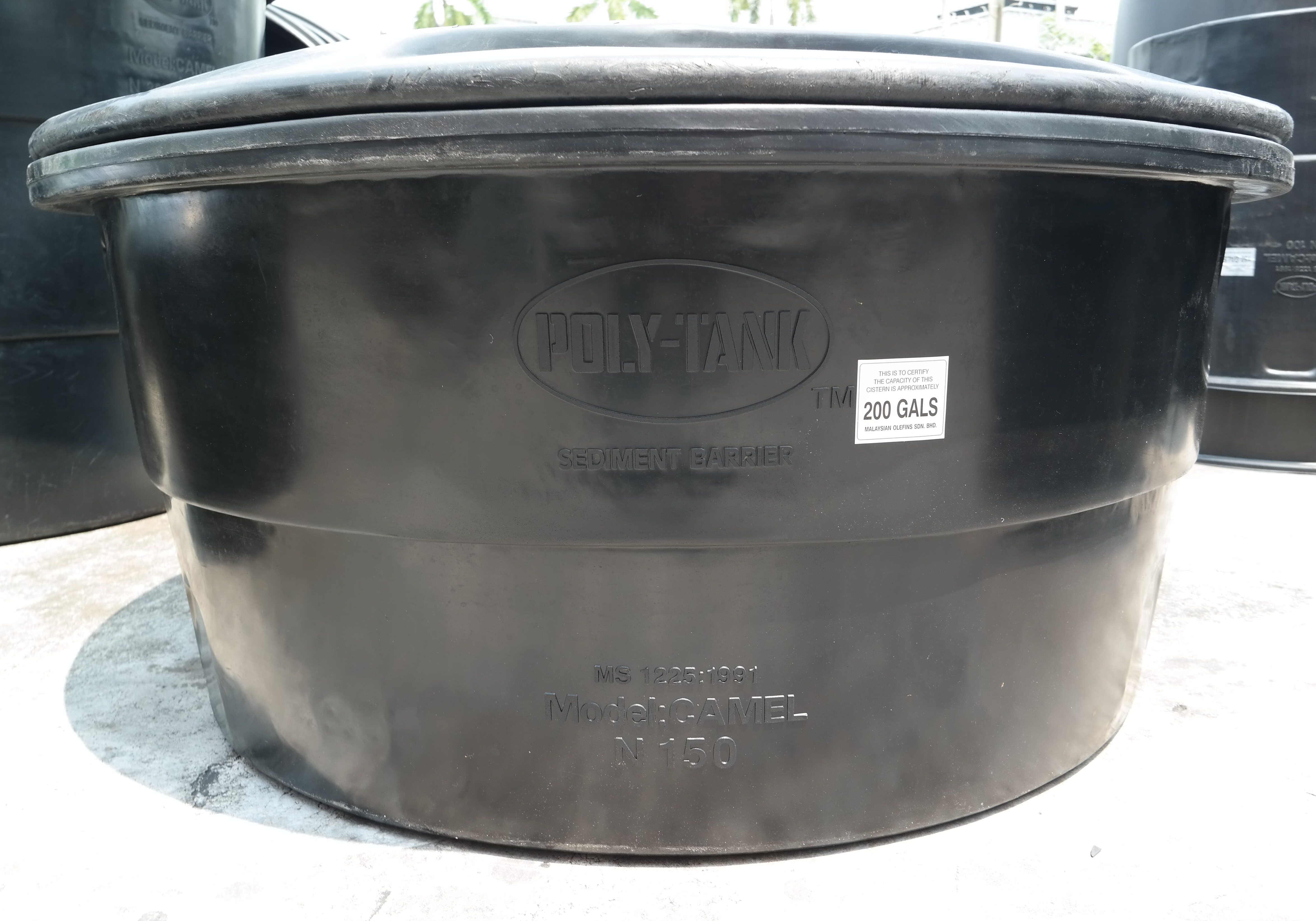 Water Tank - PolyTank Camel N150 (200 Gallons) PE Tank, Liquid Chemical ...