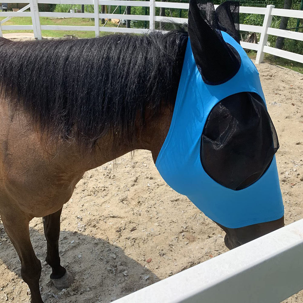 WNS Horse Fly Mask ครีมกันแดด Breathable Anti-Bite น้ำหนักเบา Uv ...