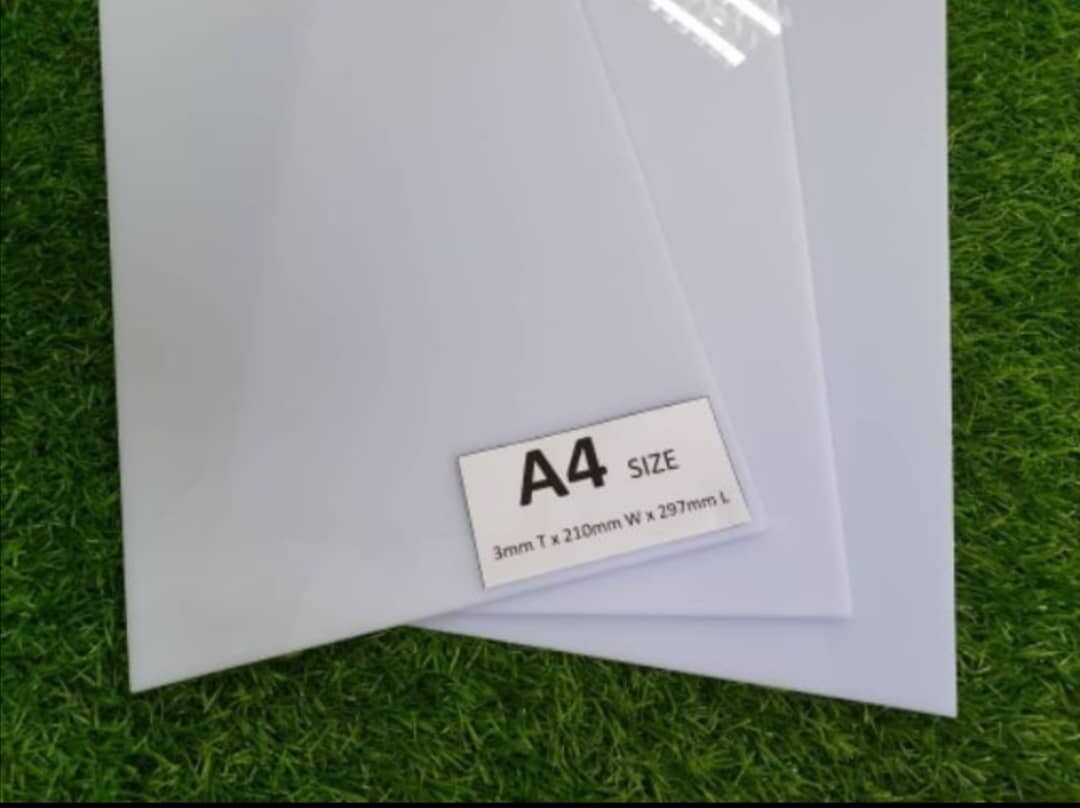 Acrylic Sheet White A4 | Lazada