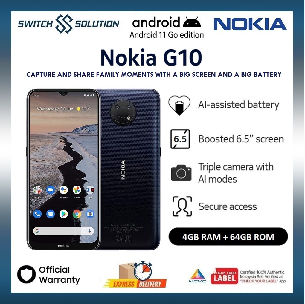 Nokia G10 Price in Malaysia & Specs - RM499 | TechNave