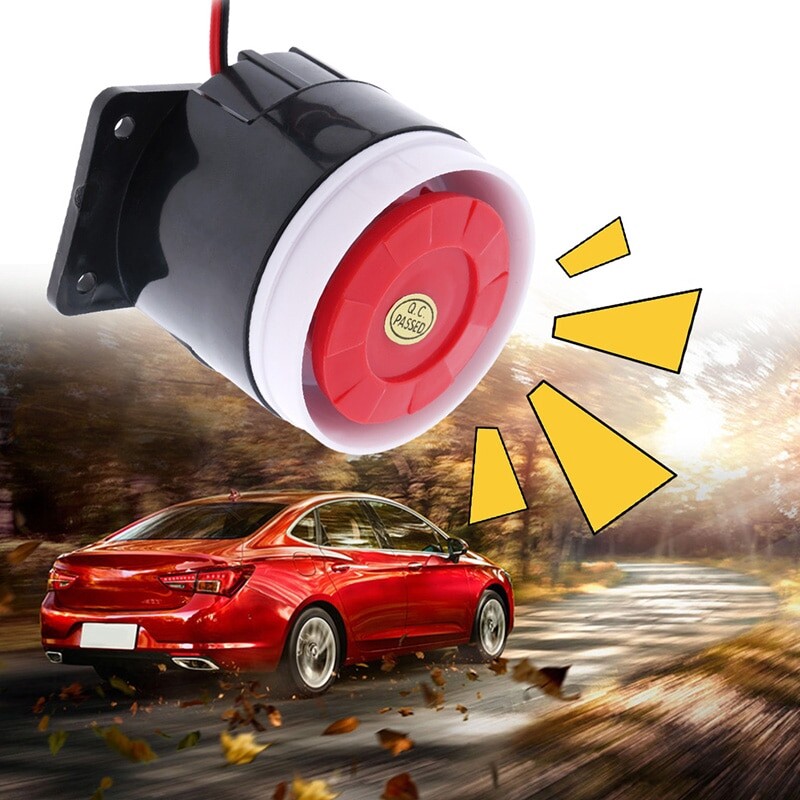 KLNU Car Super Loud 12V Alarm System Siren Electric Replacement car ...