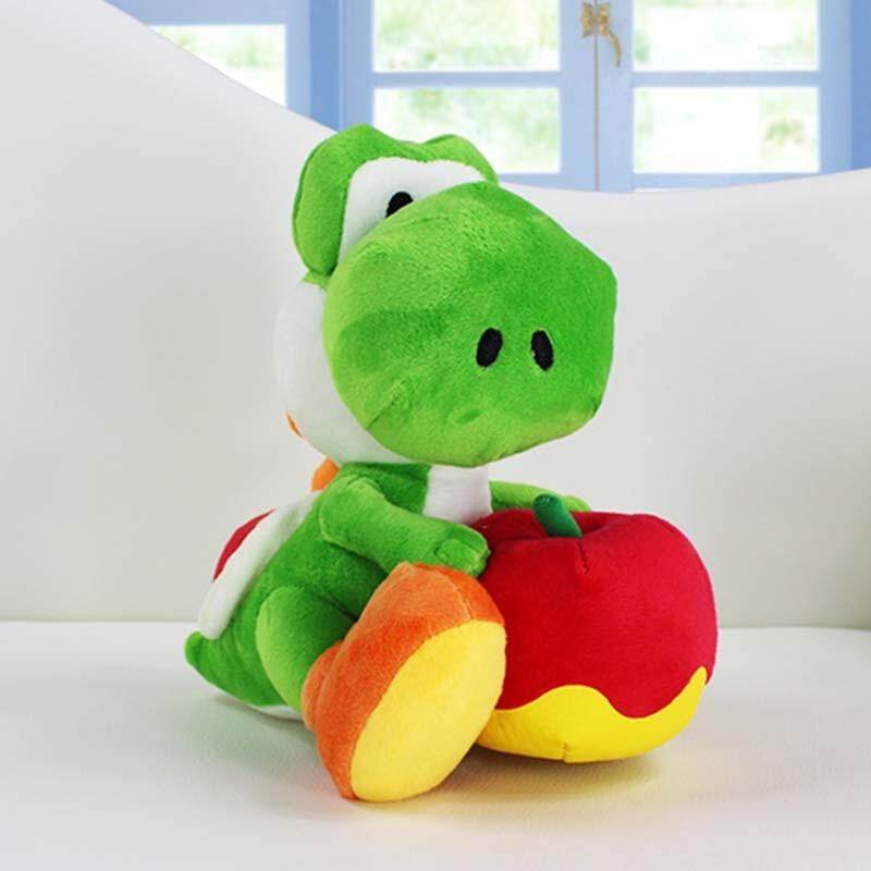 Super ตุ๊กตาผ้ามาริโอ 17cm อะนิเมะ Super Mario Bros ของเล่นตุ๊กตา yoshi ...