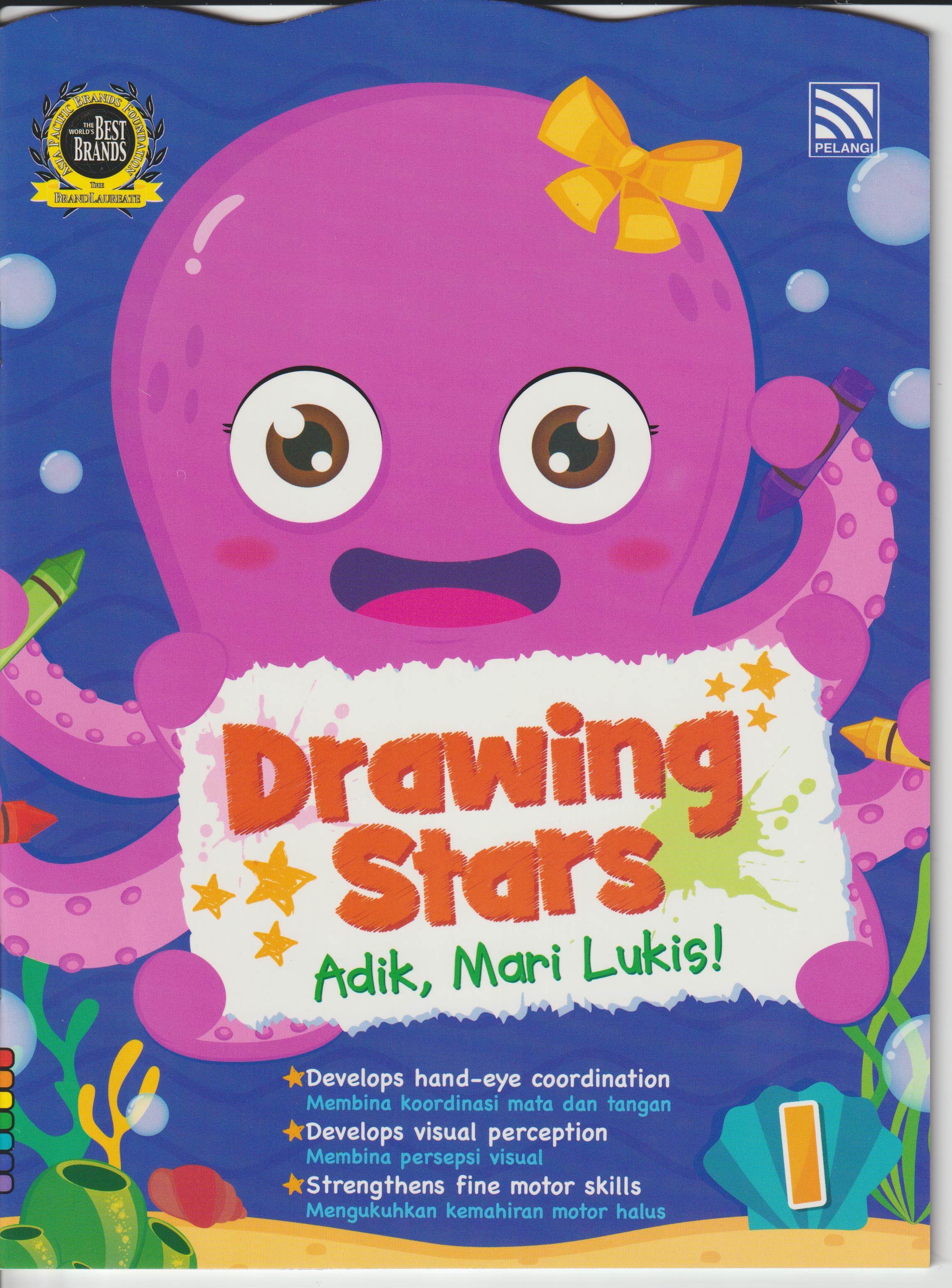 PELANGI - Adik, MAri Lukis! Drawing Stars | Lazada