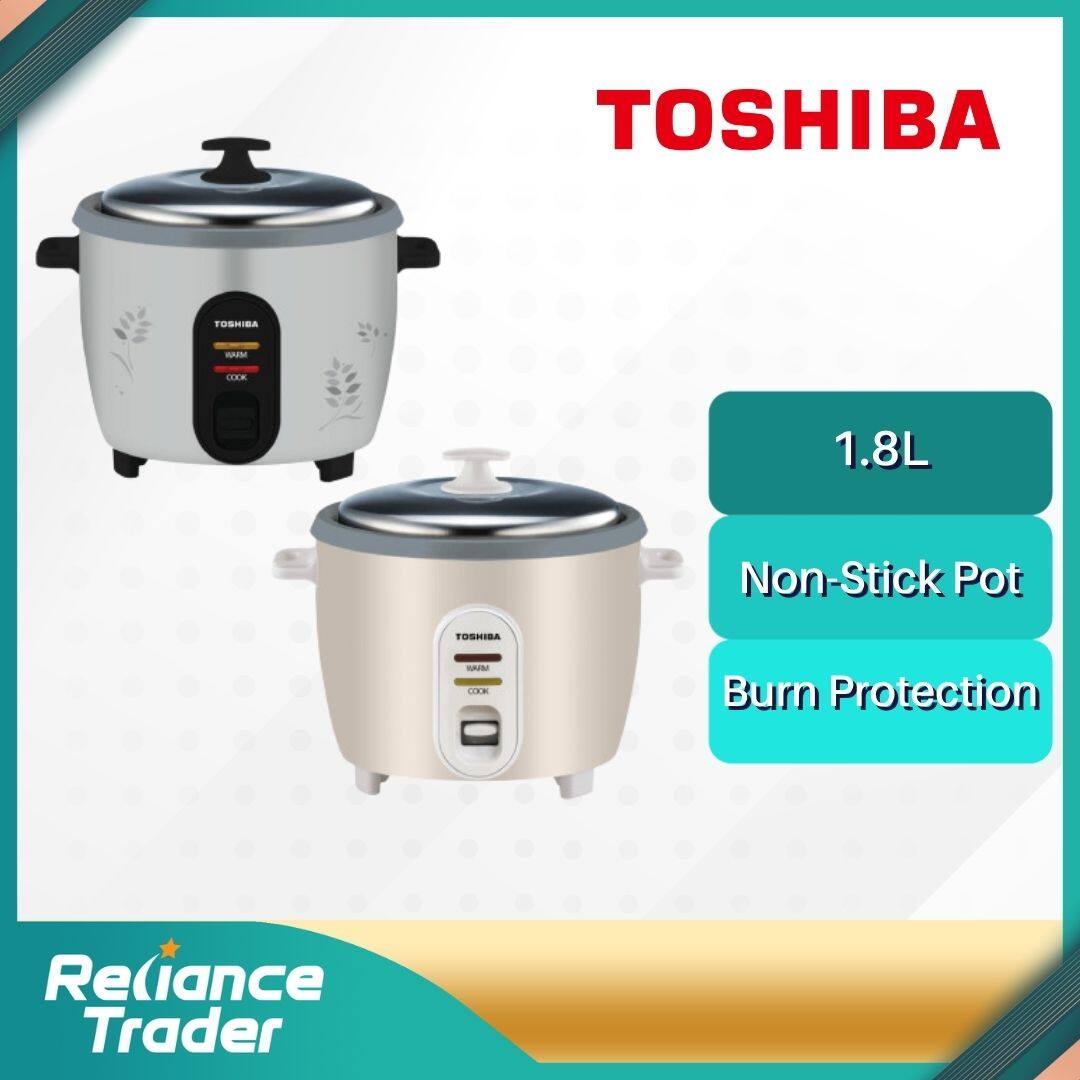 Toshiba 1.8L Conventional Rice Cooker RC-T18CEMY(GD)/ RC-T18CEMY(GY ...