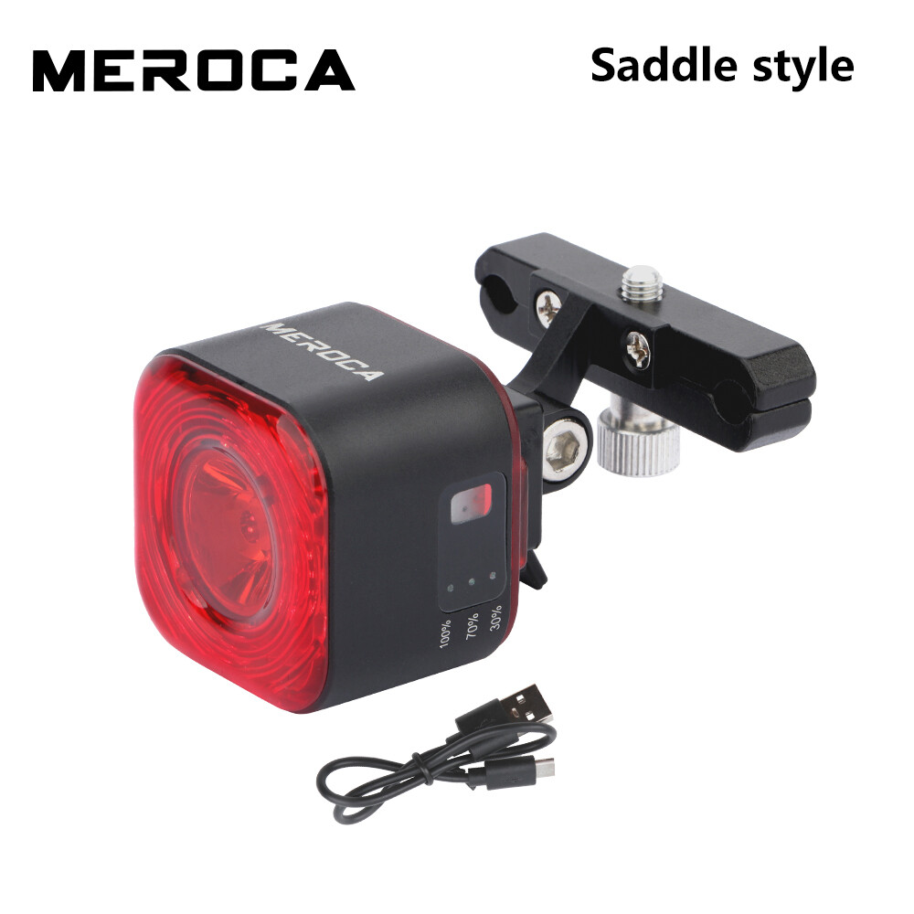 MEROCA Bicycle Taillight Saddle Seatpost USB rechargeable waterproof ...