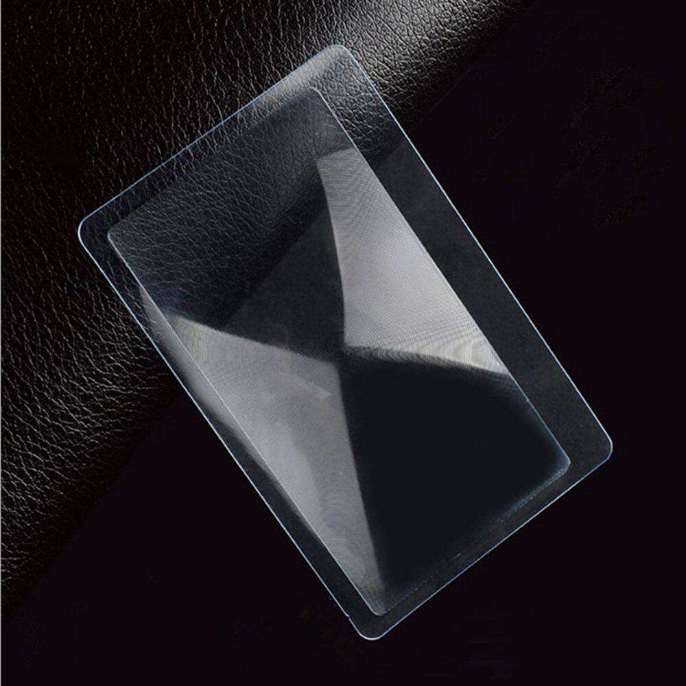 AUSANG Portable Transparent Made Of Plastics Credit Card Shape ...