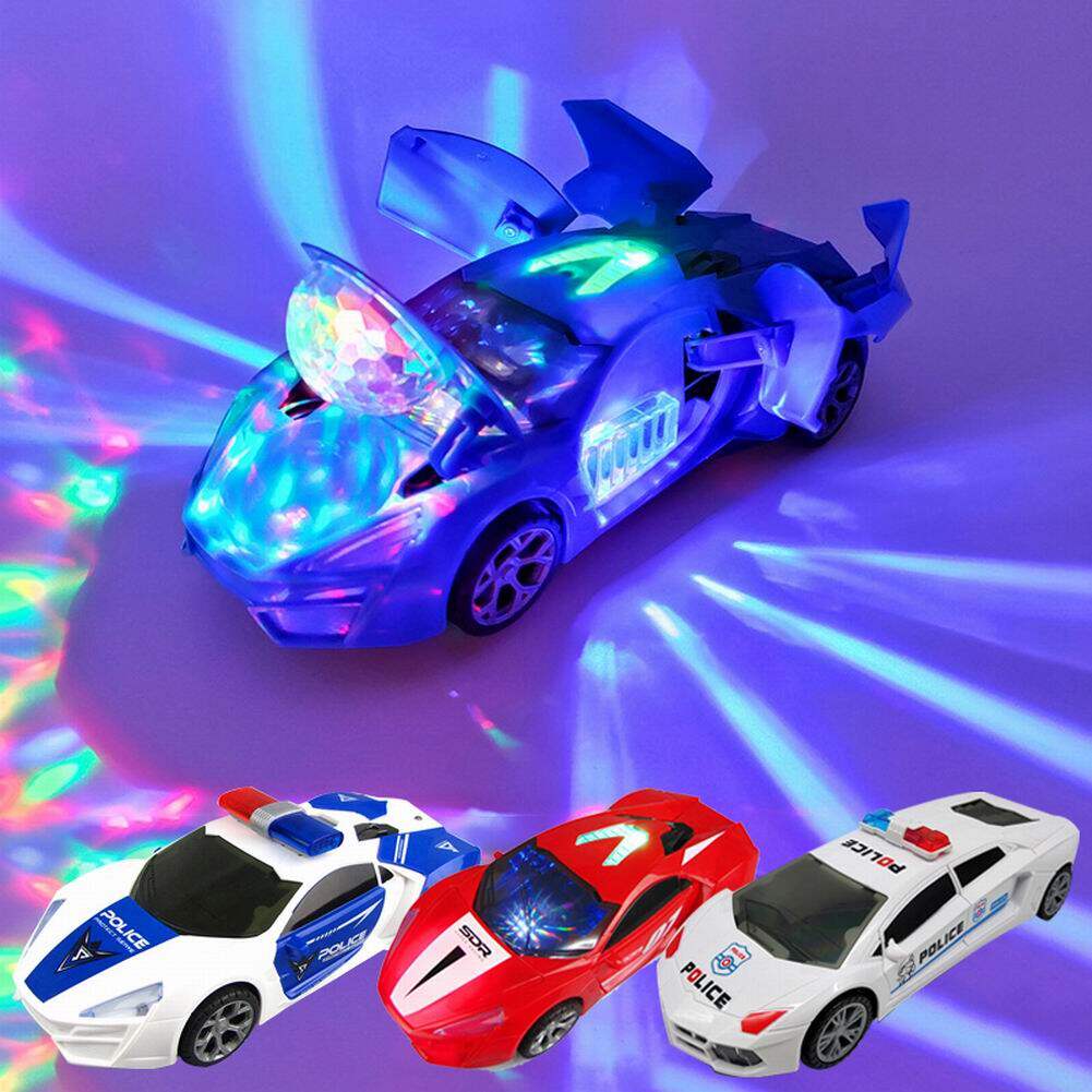 FancyReady StockElectric 360 Rotation Police Car Vehicle With LED Light ...