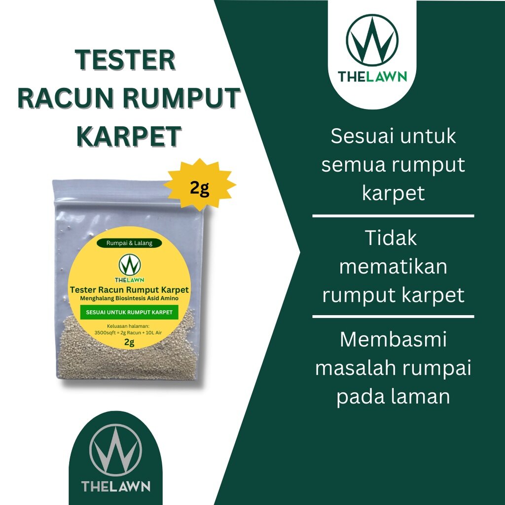 [2g] Sampel Racun Untk Rumput Karpet Racun Rumpai Racun Lalang Carpet ...