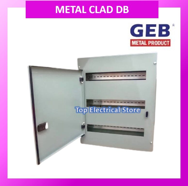 GEB EPS METAL CLAD DB 3 ROW 18 WAY DISTRIBUTION BOX GT318 ELECTRICAL ...