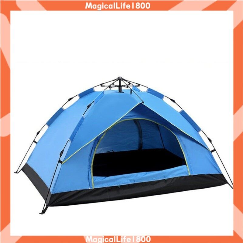 Fully Automatic Tent Outdoor Waterproof 2 Doors Camp Foldable Camping ...