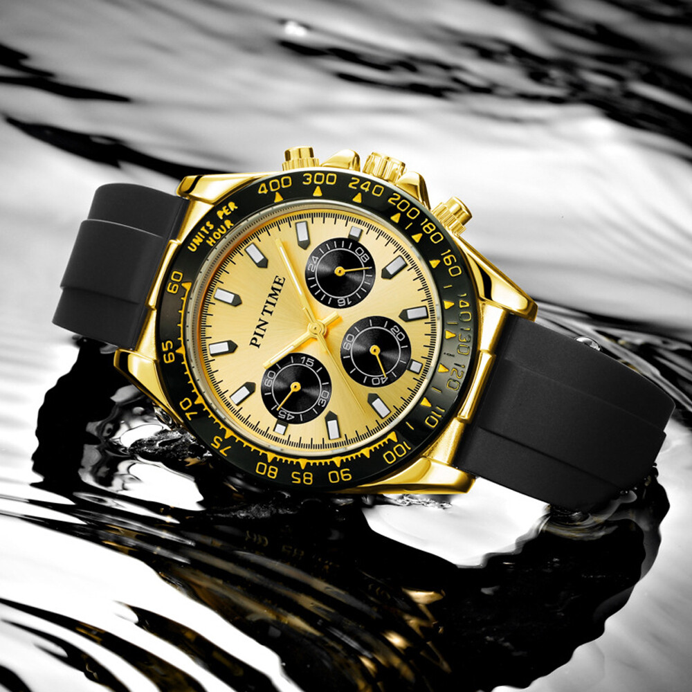 Men's Popular Six Pin Private Fashion Watch Quartz Watch - SeaTime ...