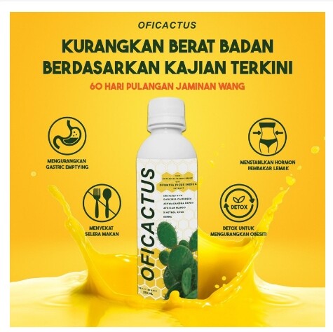 (1 botol ) Oficactus HQ . Jus Kurus Viral . Original HQ . | Lazada
