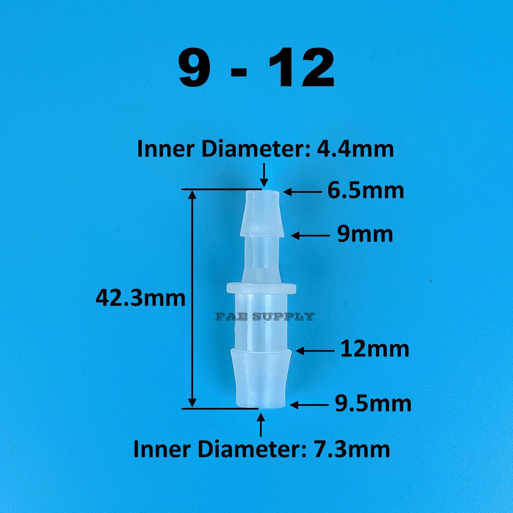 Plastic Tube Connector Type Straight Type Straight Reducer Connector ...