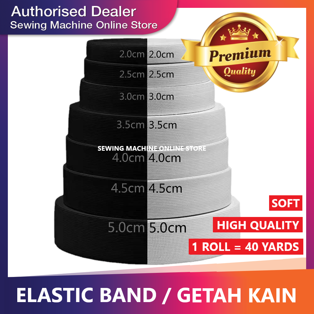 🔥READY STOCK🔥 Getah Kain / Elastic Band 1" | 3/4" | 1 1/2" | 1 1/4 ...