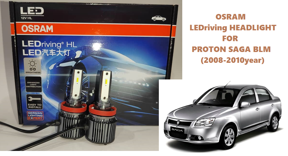 ☆LED☆ OSRAM LED Driving HEADLIGHT (H4) FOR PROTON SAGA BLM (2008 ...