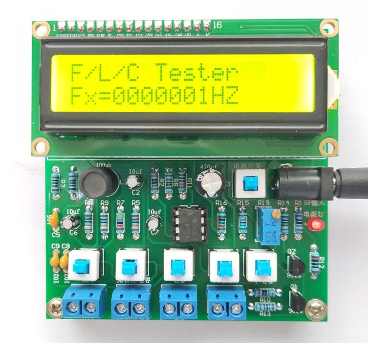 Capacitance Meter Based on 51 Single Chip Inductance Meter Frequency ...