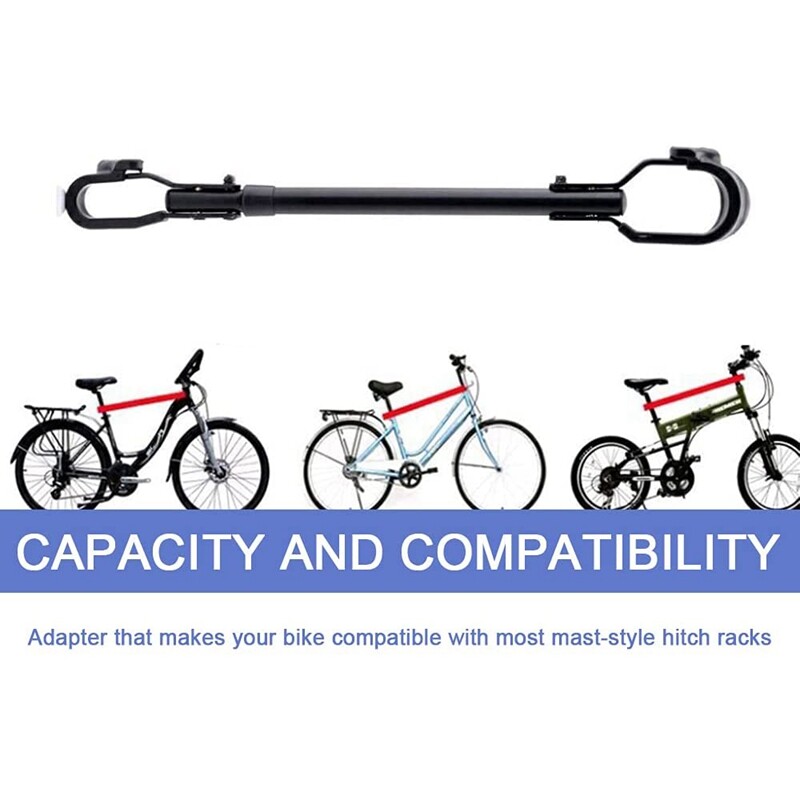 Capacity 30Kg66Lbs Bike Bicycle Top Tube Cross-Bar Frame Adjustable ...