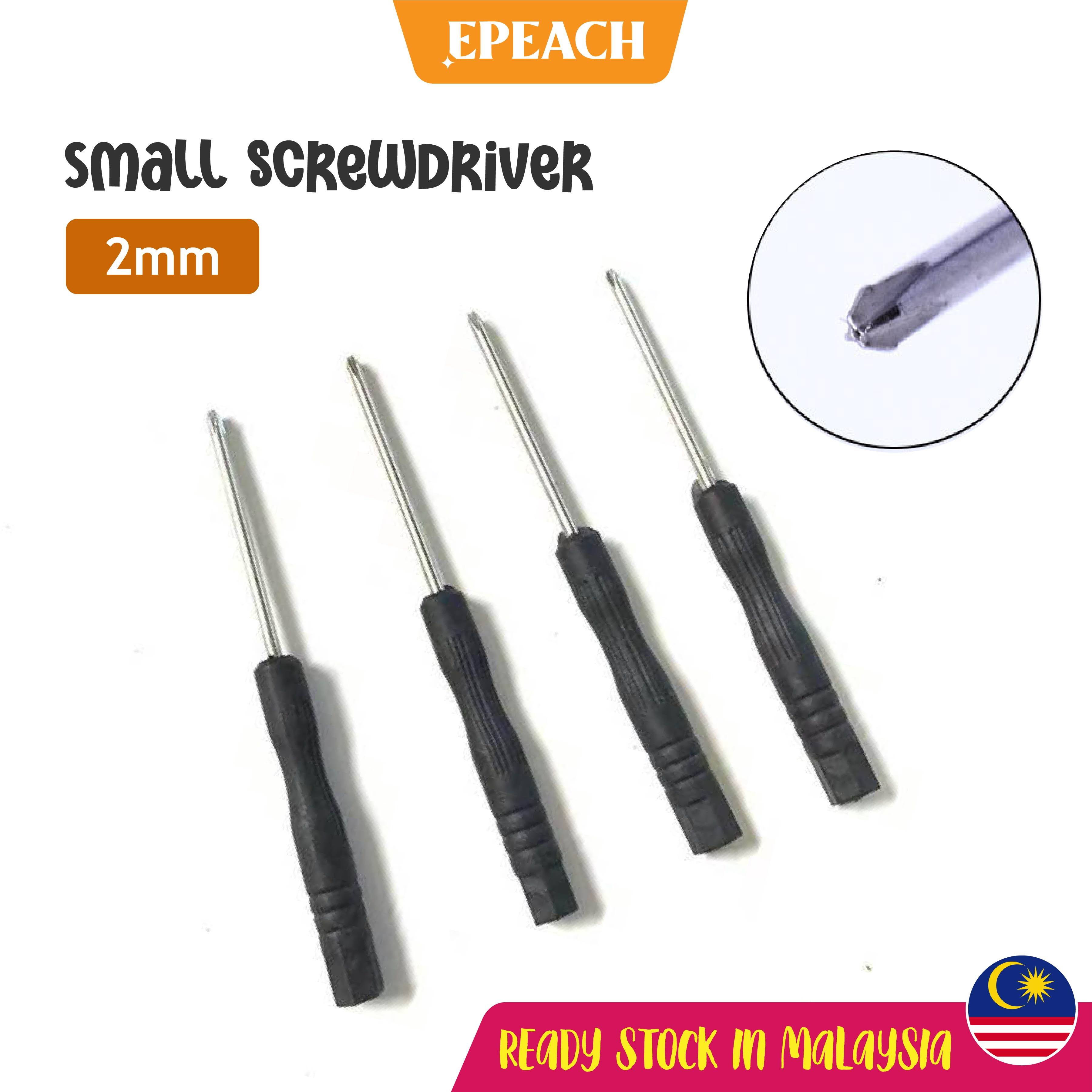 epeach (1 Unit) 2mm Mini Small Screwdriver Philips | Pemutar Skru Bunga ...