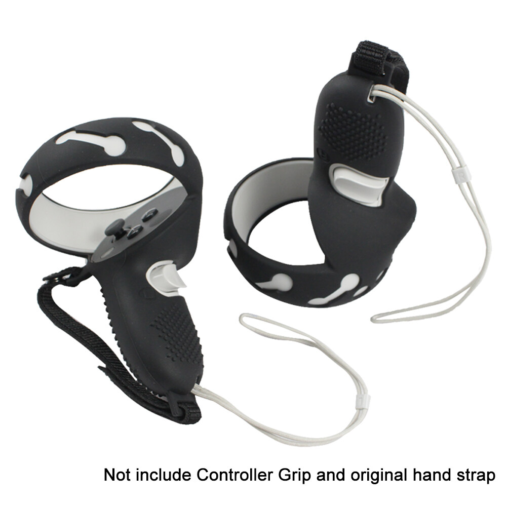 Soft Silicone VR Glasses Easy Install With Knuckle Strap Shockproof ...