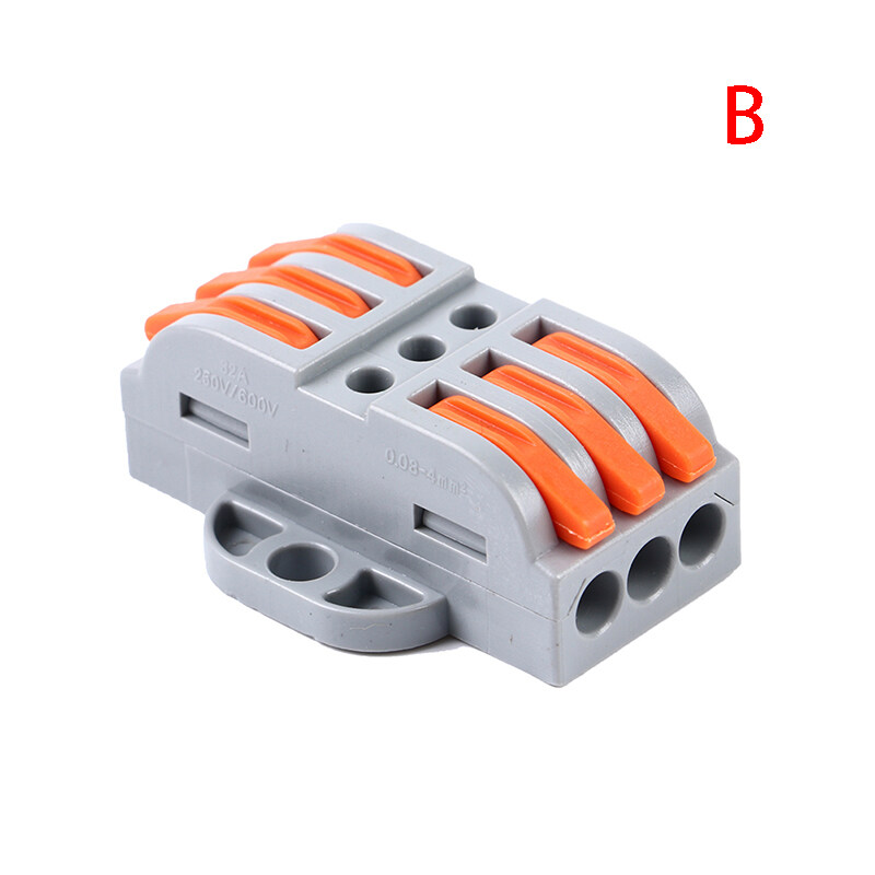 TR Wire Cable Connectors Universal Compact Conductor Spring Splicing ...