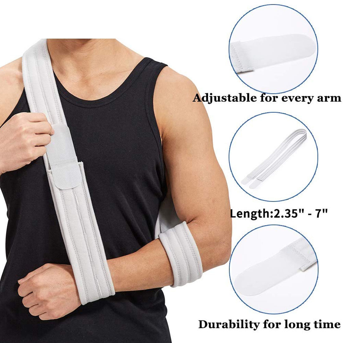 Arm Sling - Medical Support Strap for Broken & Fractured Bones ...