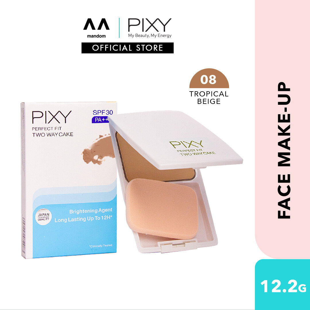 PIXY Perfect Fit Two Way Cake 12.2g (two way cake, foundation powder ...