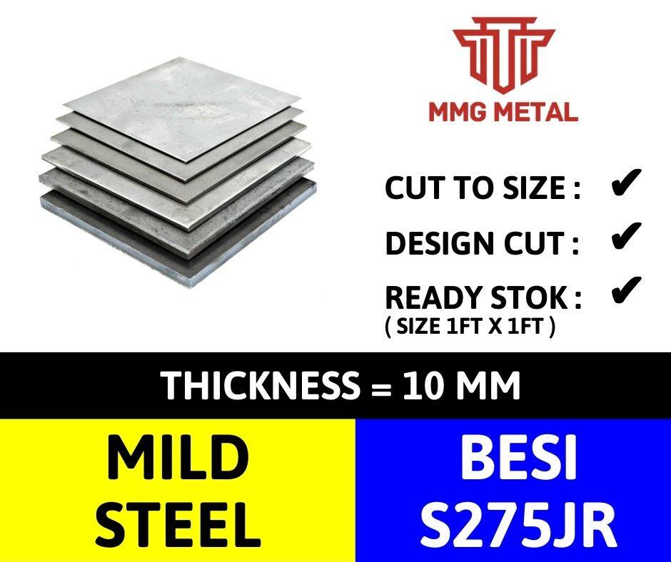 MILD STEEL PLATE BESI [ THK : 6MM / 8MM / 10MM / 12MM ] | Lazada
