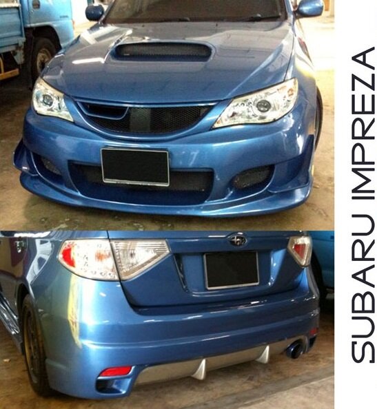 Subaru Impreza WRX STI V10 INGS Bodykit body kit front rear bumper side ...