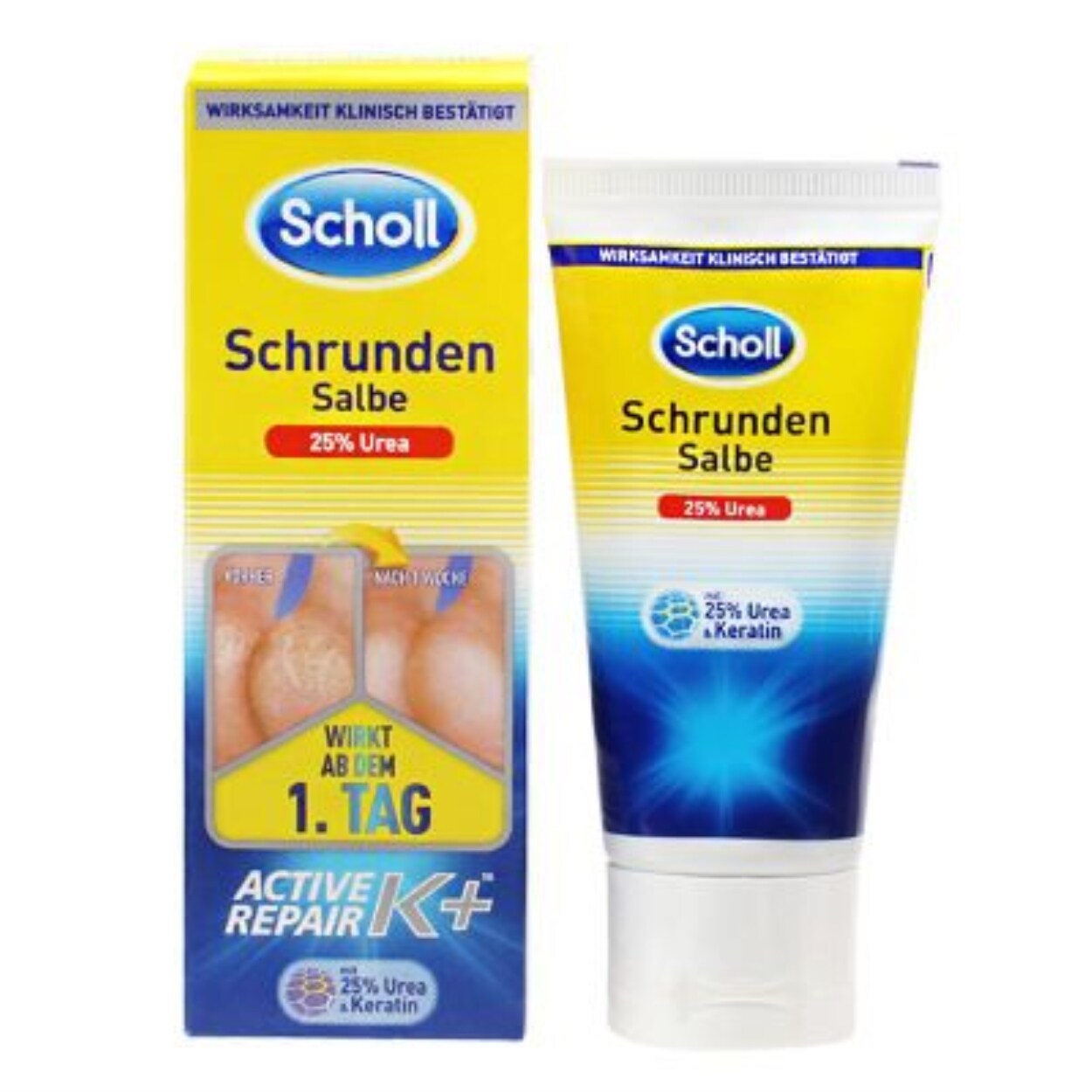 บริเตนดั้งเดิม™ครีมซ่อมแซมส้นเท้า Shuangjian จากเยอรมนี Scholl รุ่นที่ ...