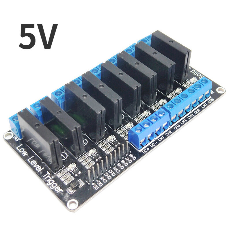 Omron Relay 250V 2A สำหรับ Arduino SSR 5V 8ช่อง Low Level Solid State ...