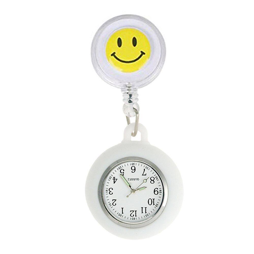【COD】Women Men Quartz Analog Cute Clip Nursing Fob Retractable Watch ...