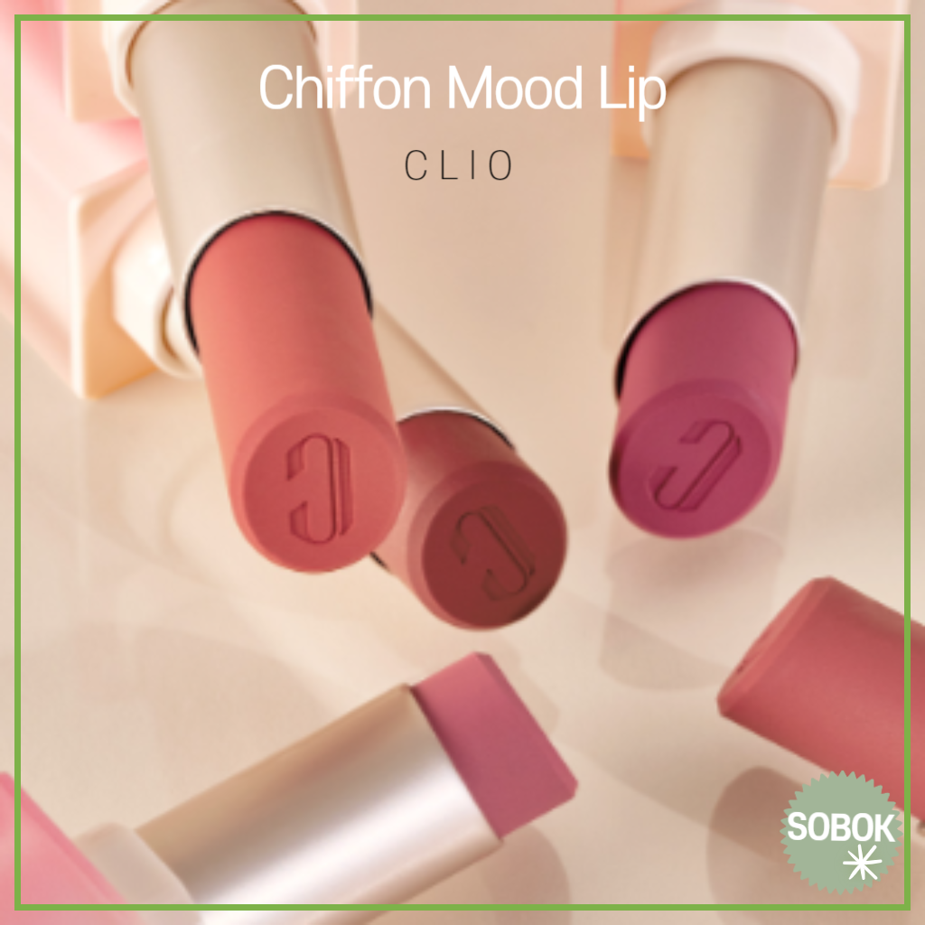 [CLIO] Chiffon Mood Lip 11colors matte lipstick | Lazada PH