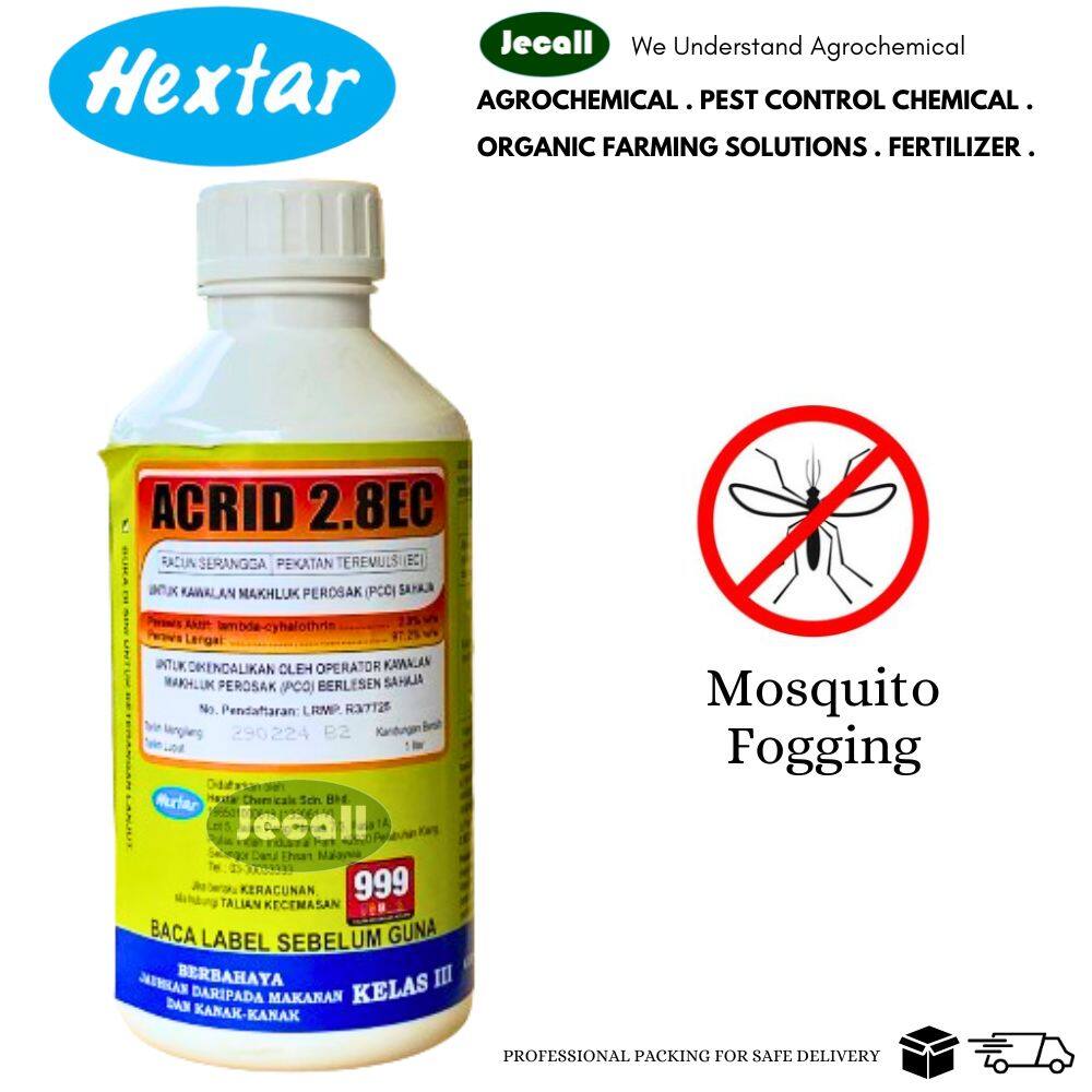 Hextar Acrid 2.8EC 1 Liter / Lambda-cyhalothrin 2.8% / Nyamuk Aedes ...