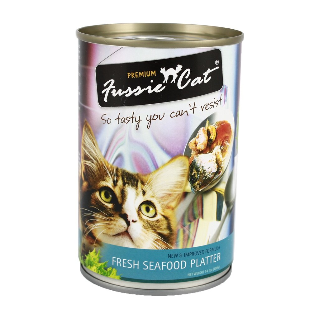 Fussie Cat Wild Caught Tuna / Seafood Series Premium Cat Canned Wet ...