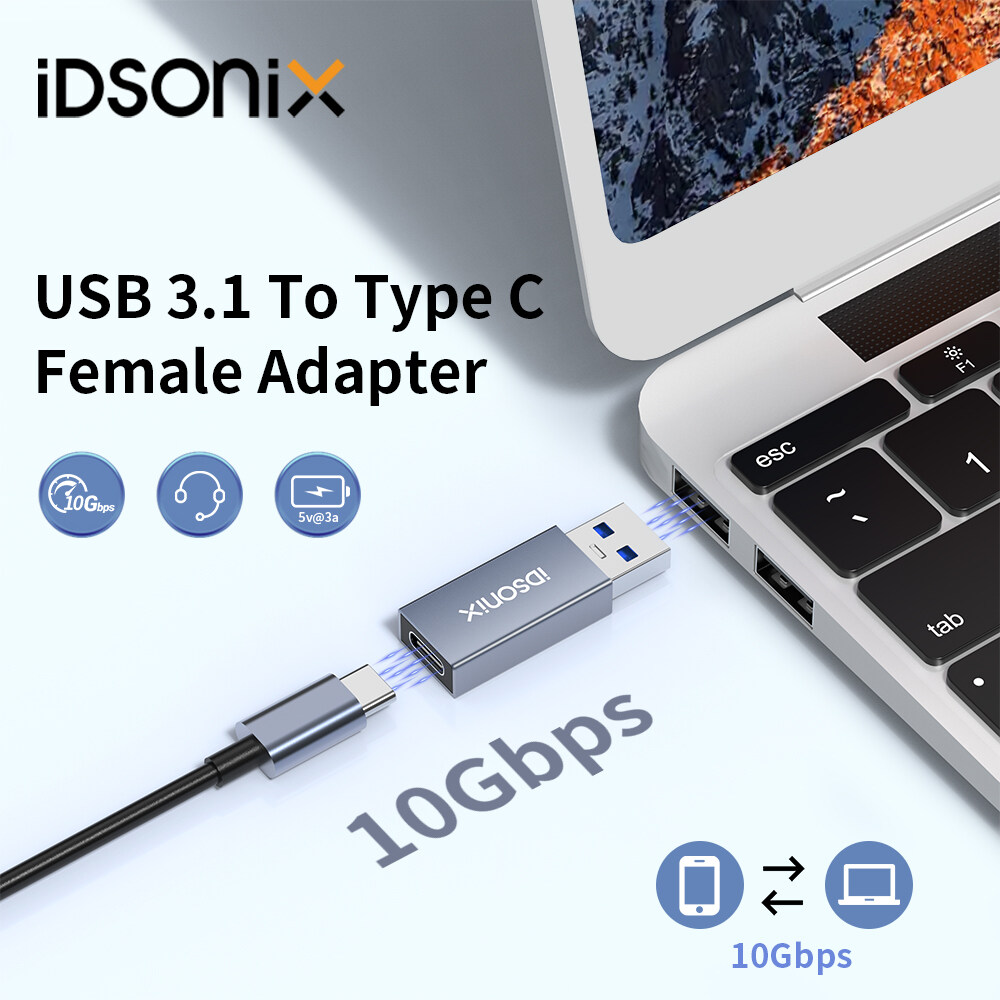 iDsonix HDD Case 2.5 SATA to USB 3.0 USB C Adapter Hard Drive Enclosure ...