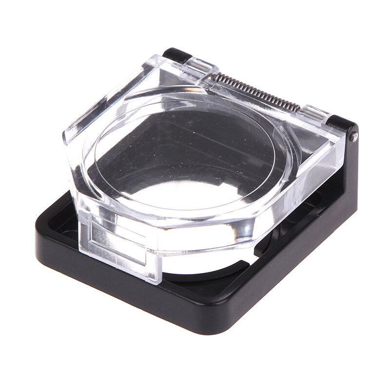 Black 22mm clear plastic push button switch guard protector - Verona-cp ...
