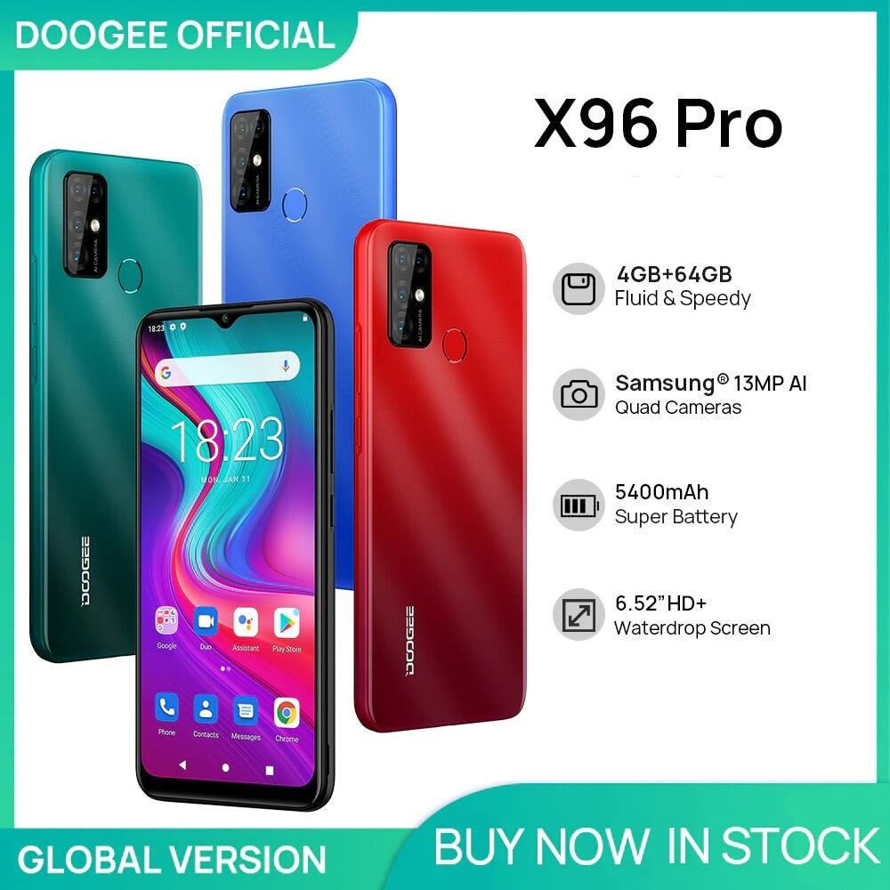 Doogee X96 Pro โทรศัพท์มือถือ4GB RAM 64GB ROM Octa Core 13MP Quad กล้อง ...