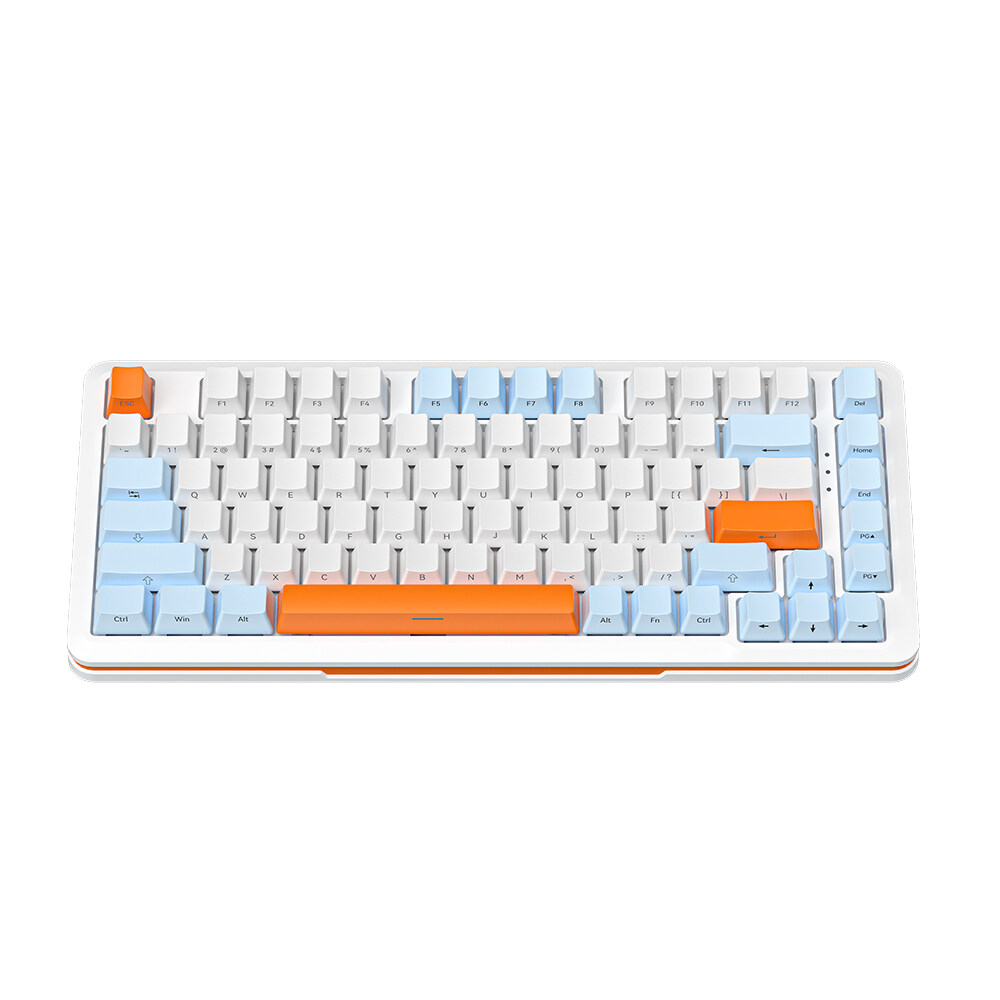 ZIFRIEND S82 82 Keys Mechanical Keyboard Wired 75% Layout PBT Keycaps ...