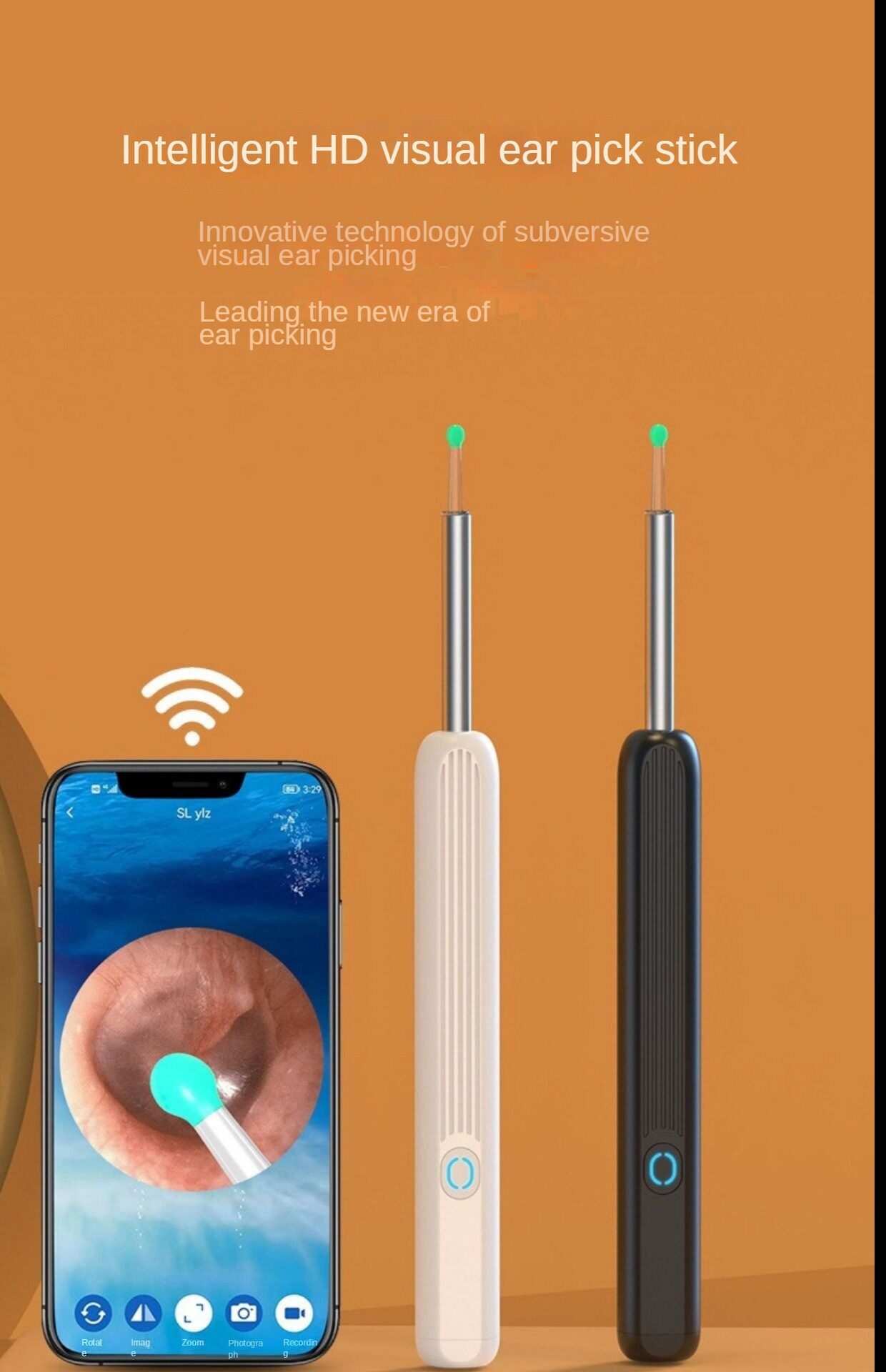 Smart Visual Ear Picker Ear Cleaner Ear Pick Tool Visual Ear Scope ...