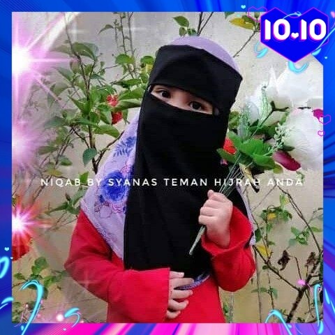 NIQAB BY SHANAS - KIDS COLLECTION | PURDAH MUSLIMAH NIQAB NINJA / NIQAB ...