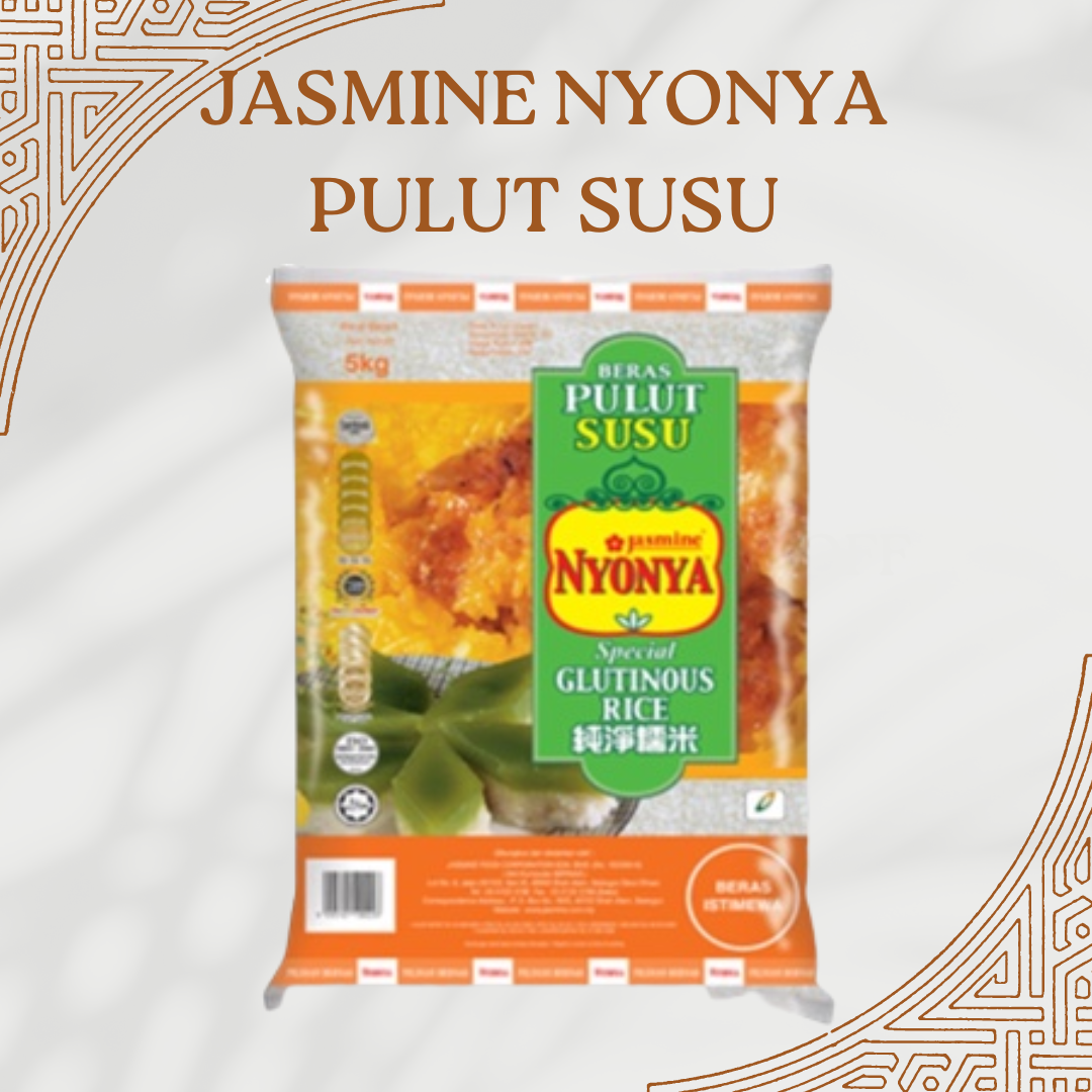 Jasmine Nyonya Beras Pulut Susu Glutinous Rice Special -1kg | Lazada