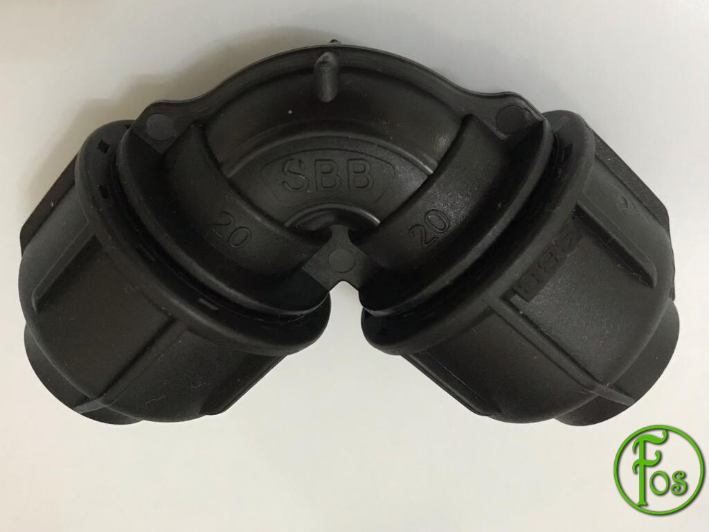 Poly Pipe Fitting Equal Bend / Elbow 20mm, 25mm (SBB) | Lazada