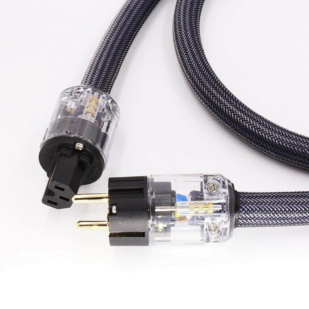 Hi-End 4Square hifi audio EU/US Power Cord Pure Copper Power Cable Free ...