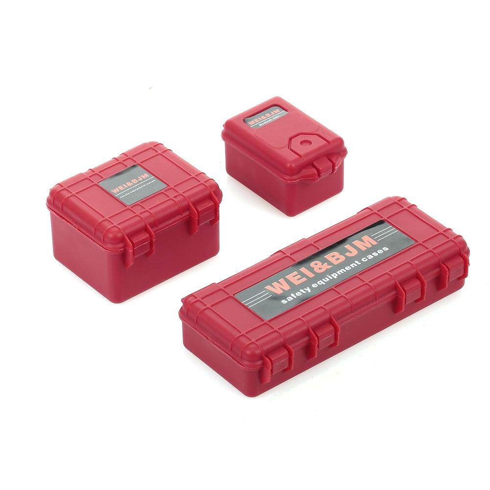 1/10 RC Car Safety Equipment Case 3pcs Decorative Tool Box Screws ...