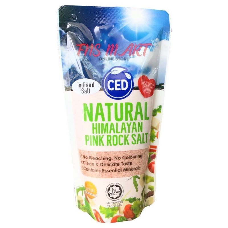 Garam Bukit Semulajadi 500g | CED Natural Pink Himalayan Rock Salt ...
